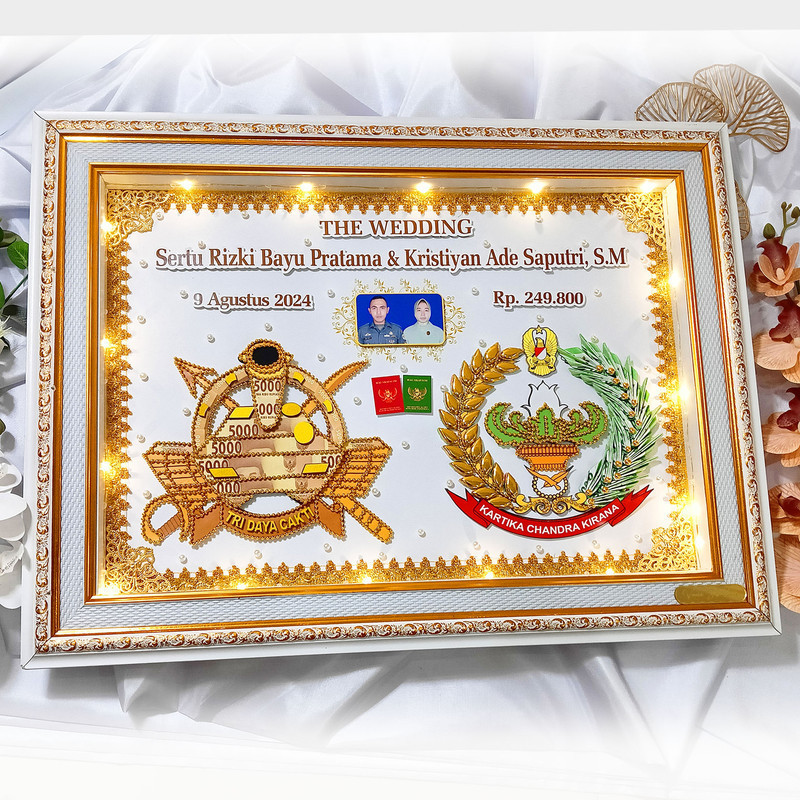 Jual buat mahar pernikahan logo tni polisi abdi negara TNI AD AU AL ...