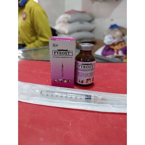 Jual PYROXY 20ML ANTIBIOTIK UNGGAS SAPI KAMBING SAKIT CRD SALURAN ...