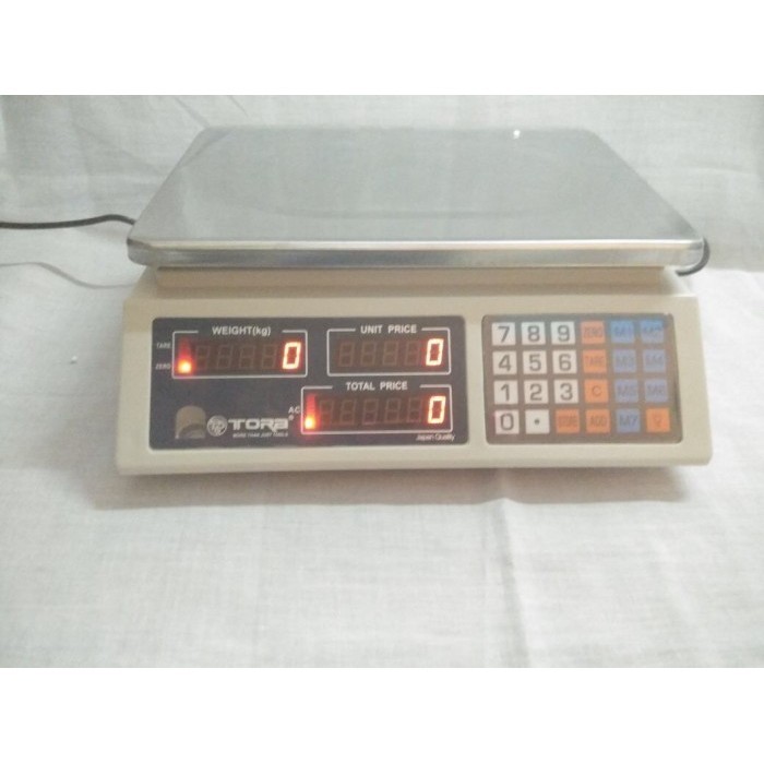 Jual Produk [READY] Promo Timbangan Digital Supermarket 30kg double ...