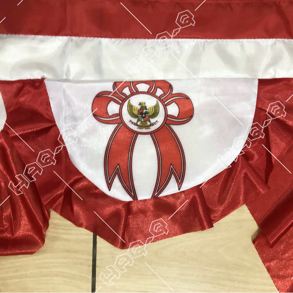 Jual BENDERA UMBUL UMBUL RESPLANG/BAGROUND Garuda 5 Gelombang Panjang ...