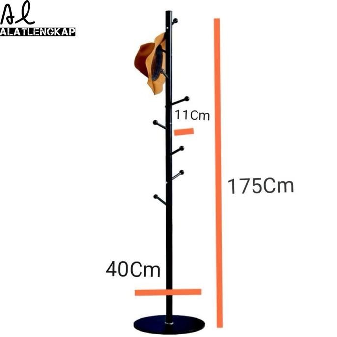 Jual Stand Hanger Gantungan Baju Tas Topi Gantungan Tiang Berdiri ...