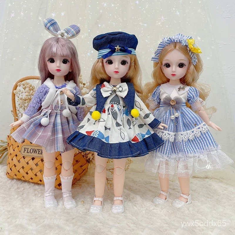 Jual BJD 1/6 Dolls For Girls Dids Toys 6 To 10 Years Rapunzel 30cm ...