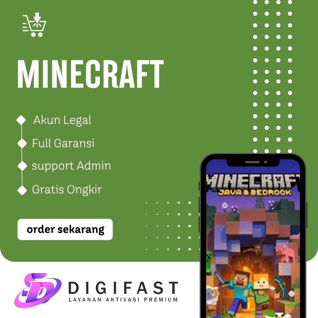 Jual Akun Minecraft Bedrock Premium 1 Tahun Garansi Full | Shopee Indonesia