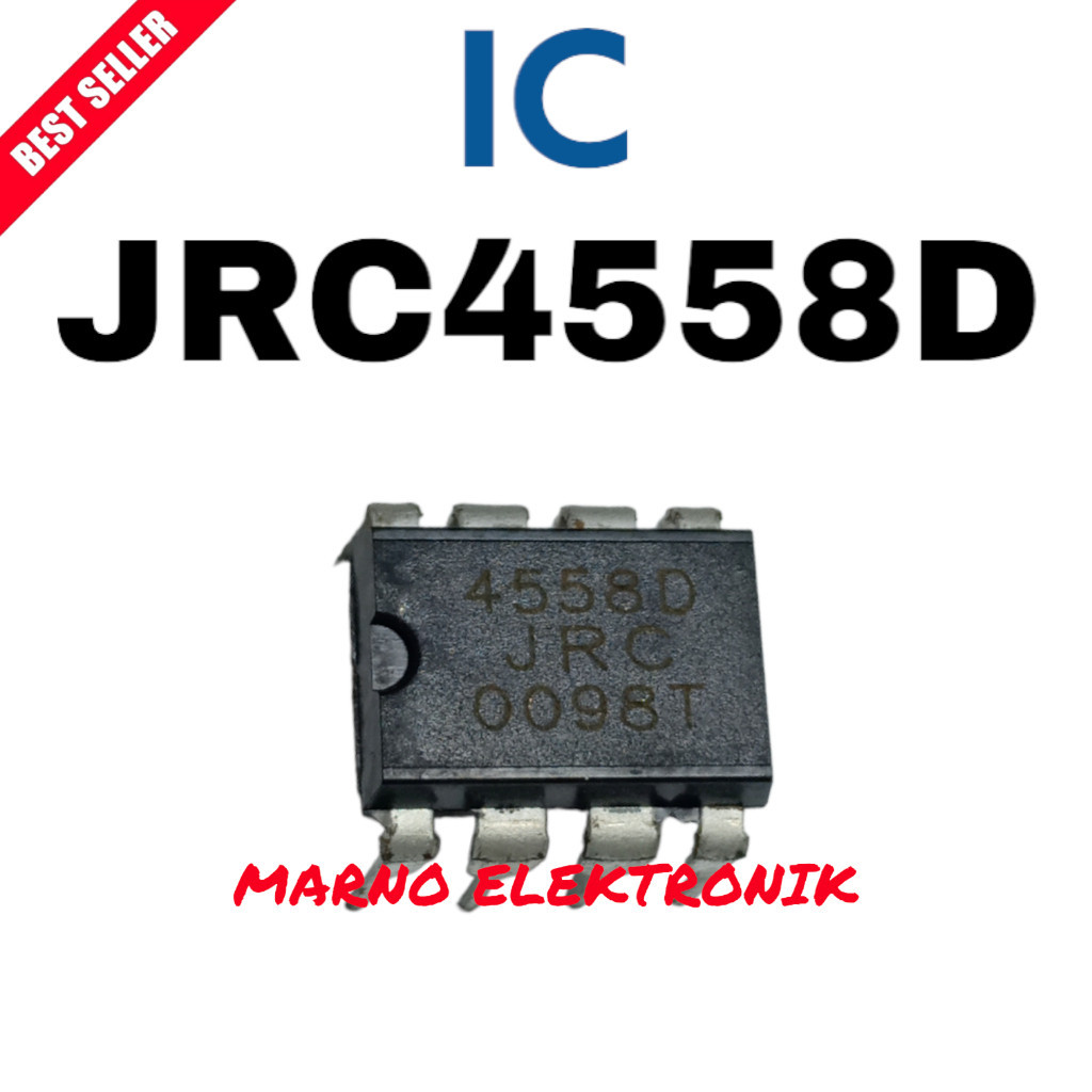 Jual IC JRC4558D JRC 4558D JRC4558 JRC 4558 STANDAR | Shopee Indonesia