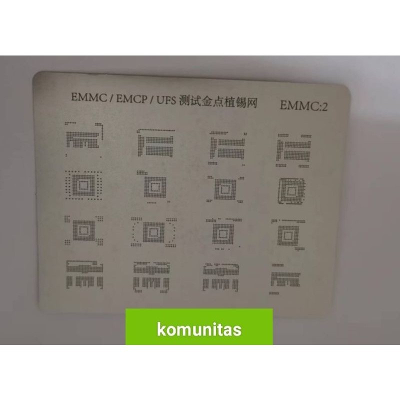 Jual PLAT BGA IC EMMC TERBARU STAINLEST | Shopee Indonesia