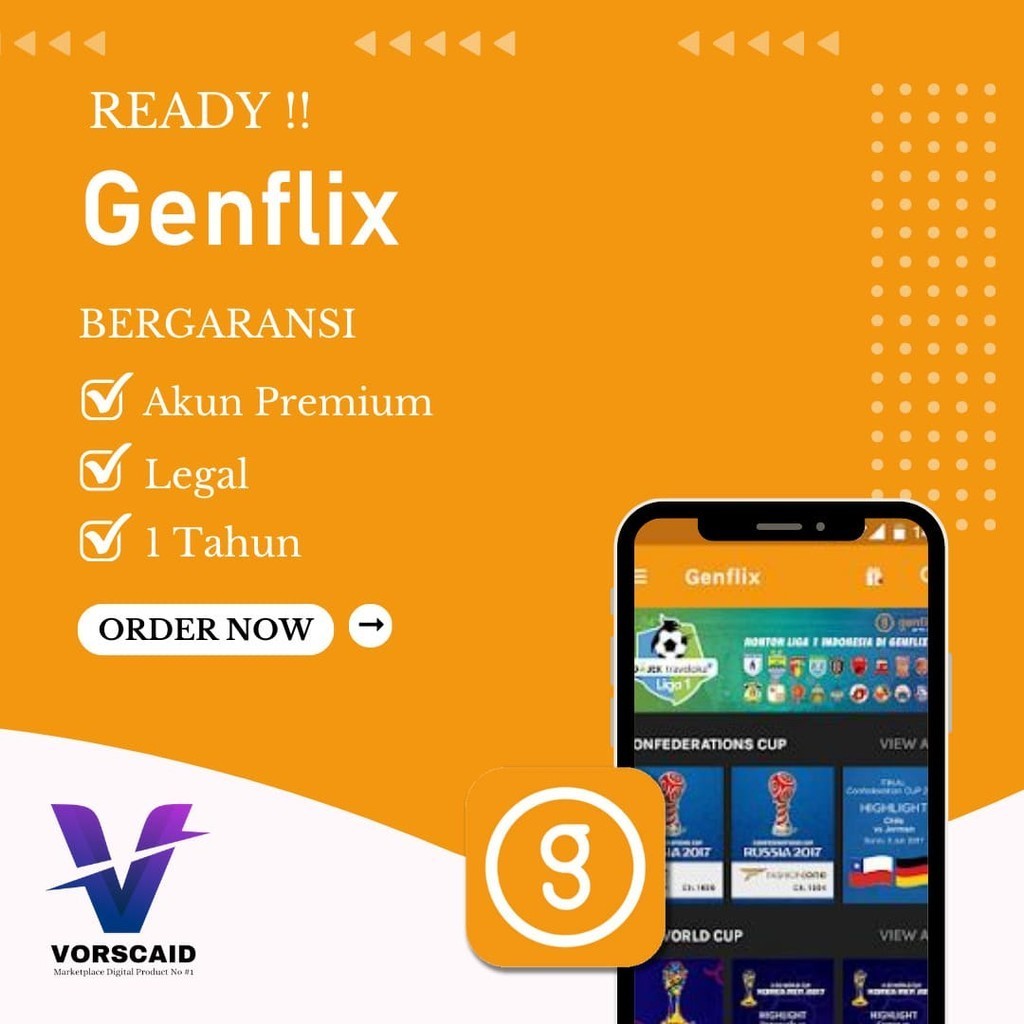 Jual Genflix Premium 1 Tahun Full Garansi (Proses Tercepat Buka 24 Jam) | Shopee Indonesia