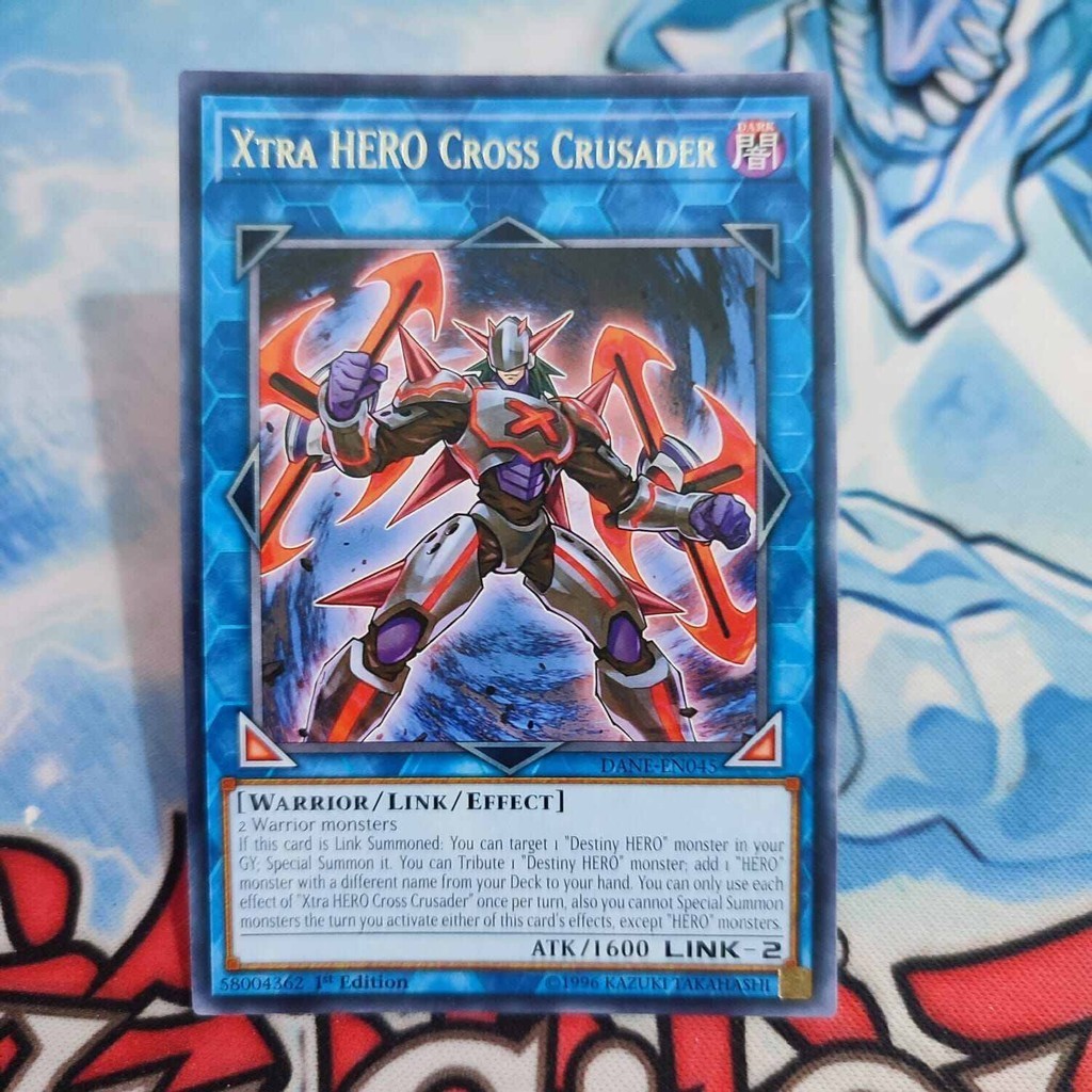 Jual yugioh xtra hero cross crusader DANE rare original | Shopee Indonesia