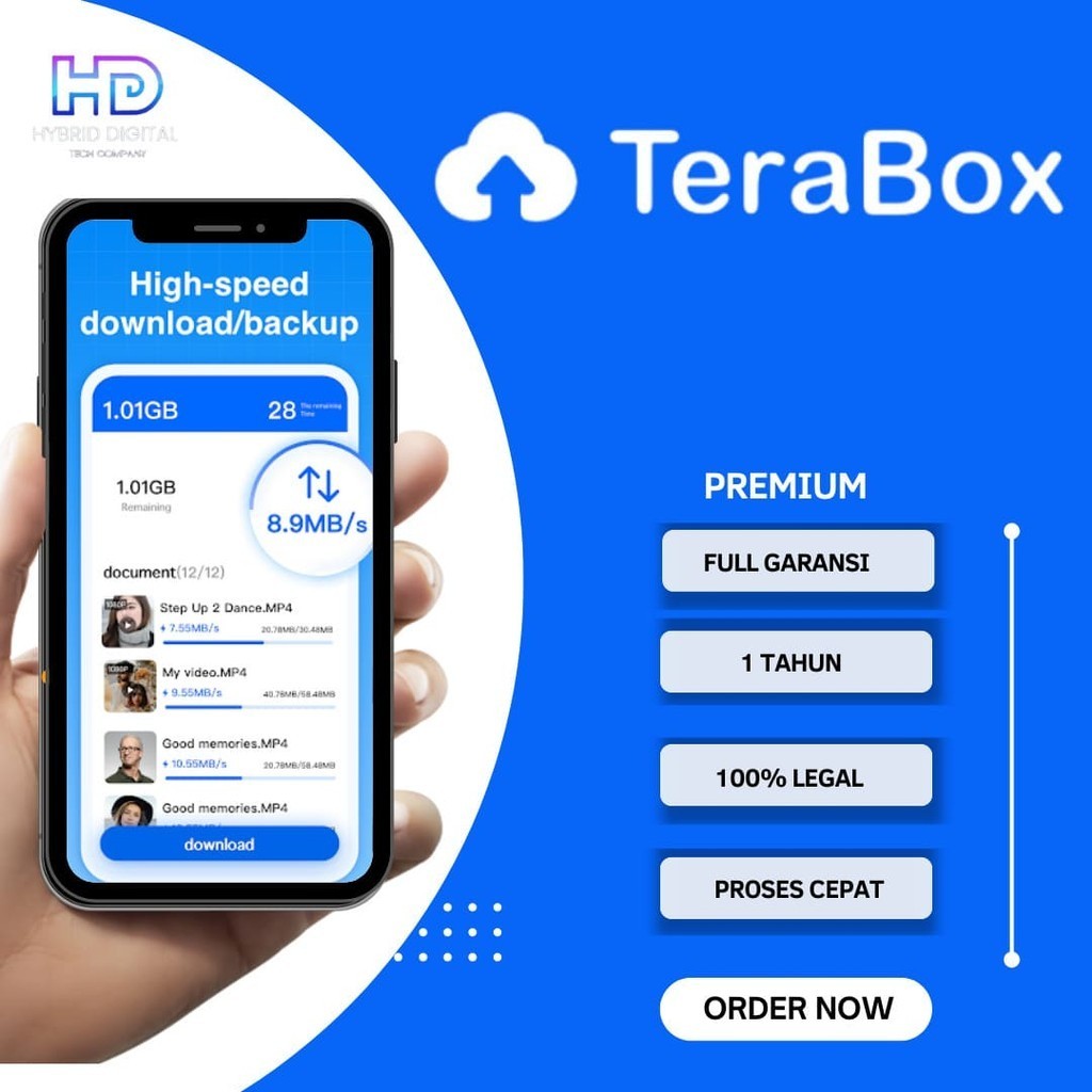 Jual Terabox Premium 1 Tahun Resmi Bergaransi (Proses Cepat 10 Menitan ...