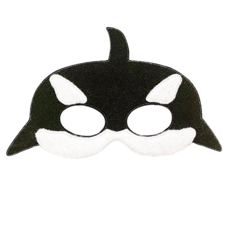Jual HJK Topeng Hewan Bentuk Paus Orca Bahan Kain Bulu Halus Lembut ...