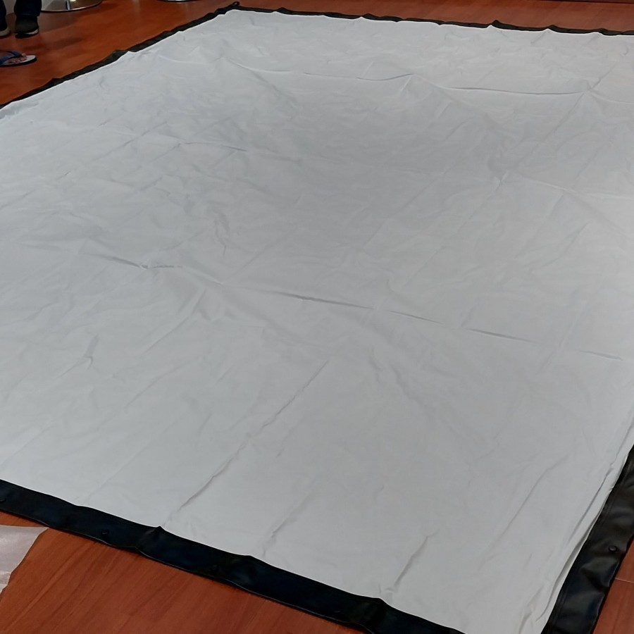 Jual Kain fast fold 300 " 6mx3m front white- kain layar proyektor putih ...