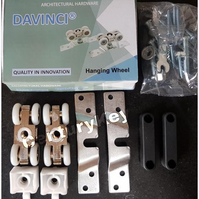Jual Roda Sliding Gantung Davinci Roda Rel Aluminium Pintu Geser ...
