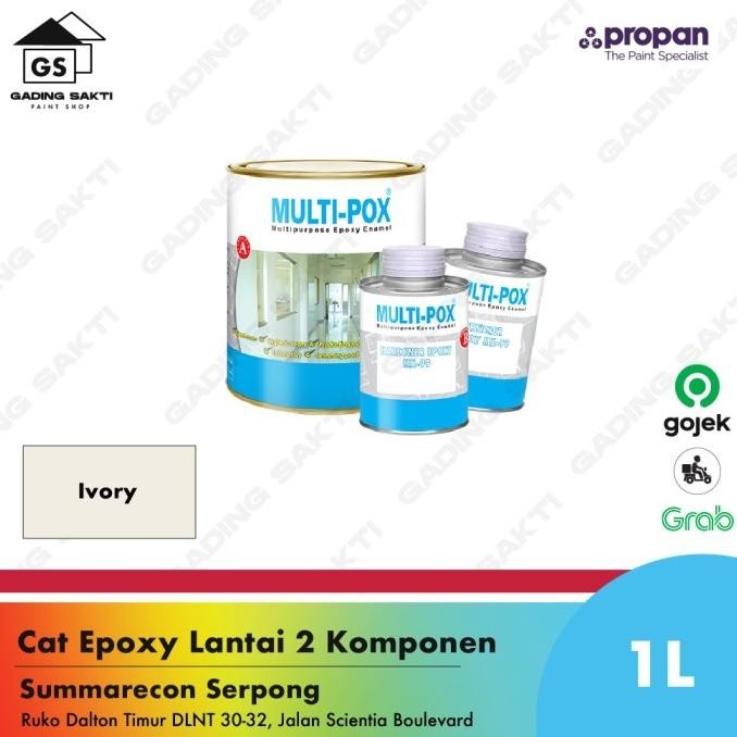 Jual Tersedia Propan Multipox MX-99 Ivory / Cat Epoxy Lantai 1Ltr Set ...