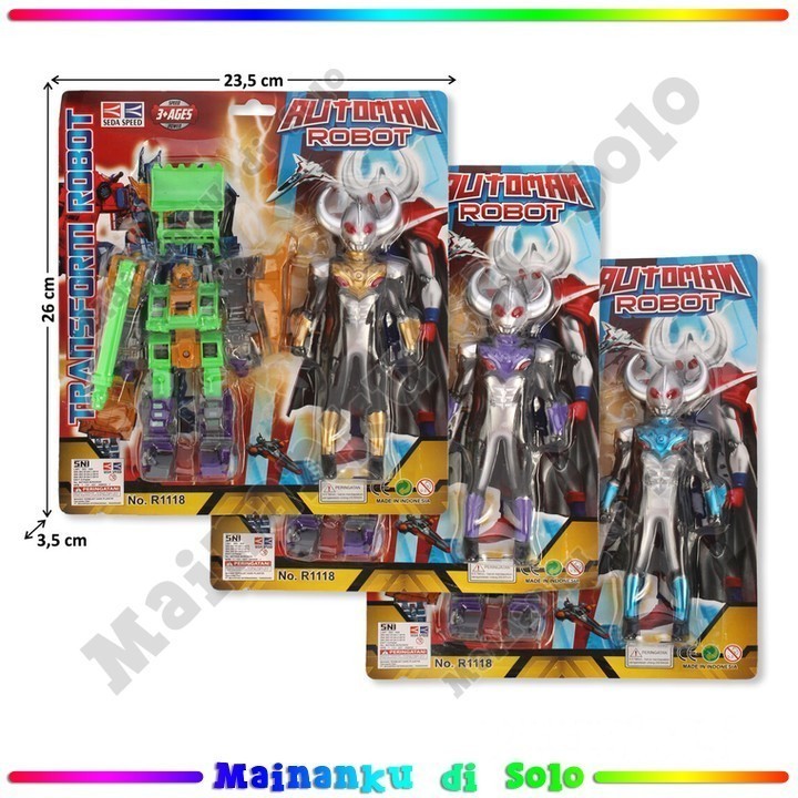 Jual [Mainanku] Mainan Robot Deform Kendaraan Konstruksi + Figure ...