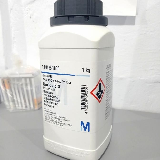 Jual Boric acid for analysis EMSURE MERCK 1KG | Shopee Indonesia