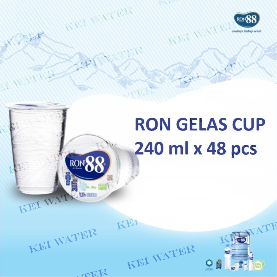 Jual RON 88 GELAS KEMASAN CUP 240 ML | Shopee Indonesia
