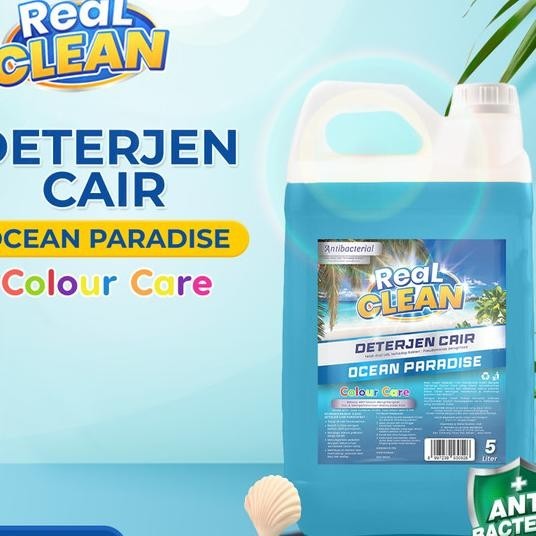 Jual Real Clean Deterjen Cair Laundry Antibacterial 5 Liter -Detergen Cair | Shopee Indonesia