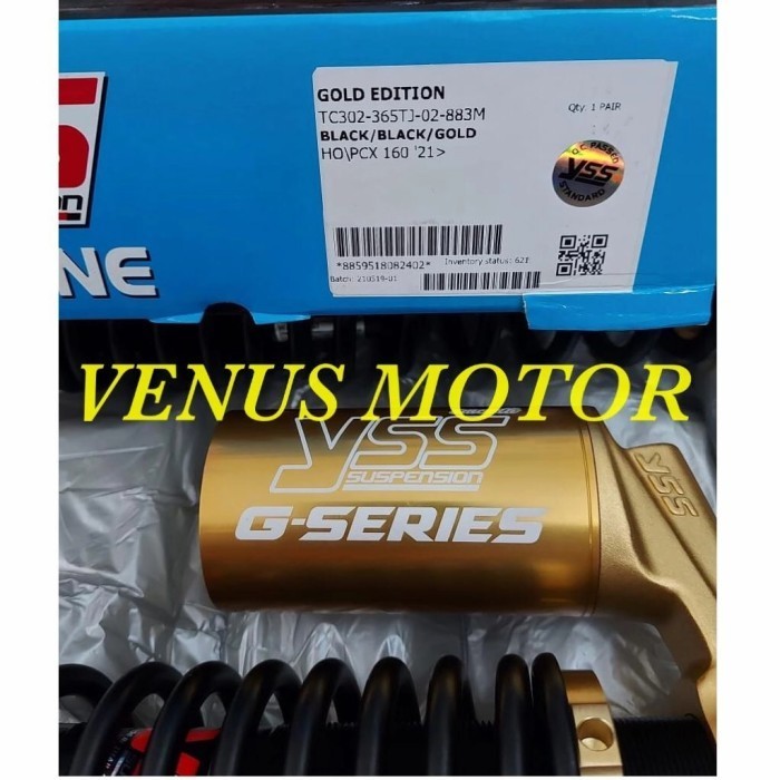 Jual SHOCKBREAKER YSS G-SERIES GOLD EDITION HONDA PCX 160 TERMURAH | Shopee Indonesia