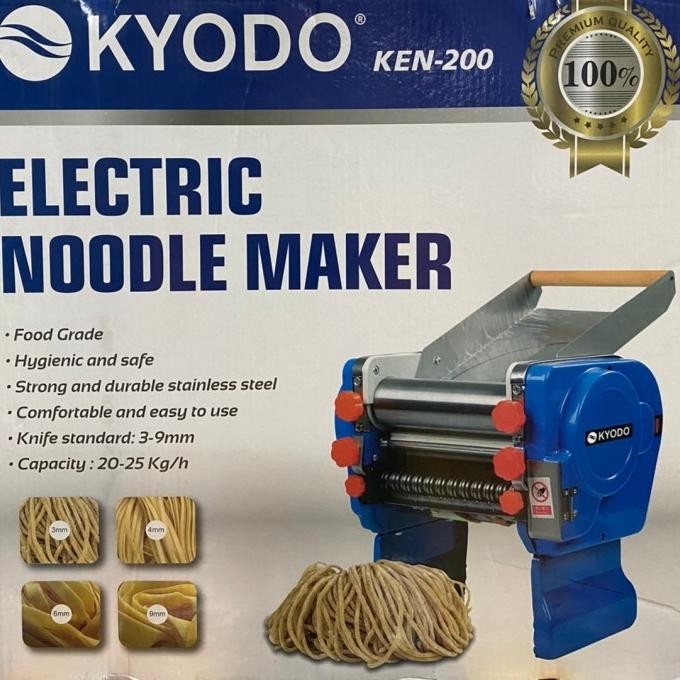 Jual MESIN PENGGILING MIE ELEKTRIK KYODO KEN-200 / NOODLE MAKER ELECTRIC | Shopee Indonesia