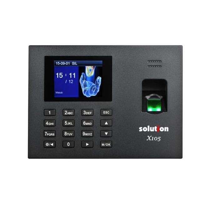 Jual Mesin Absen / Access Control Sidik Jari Solution X105 | Shopee ...