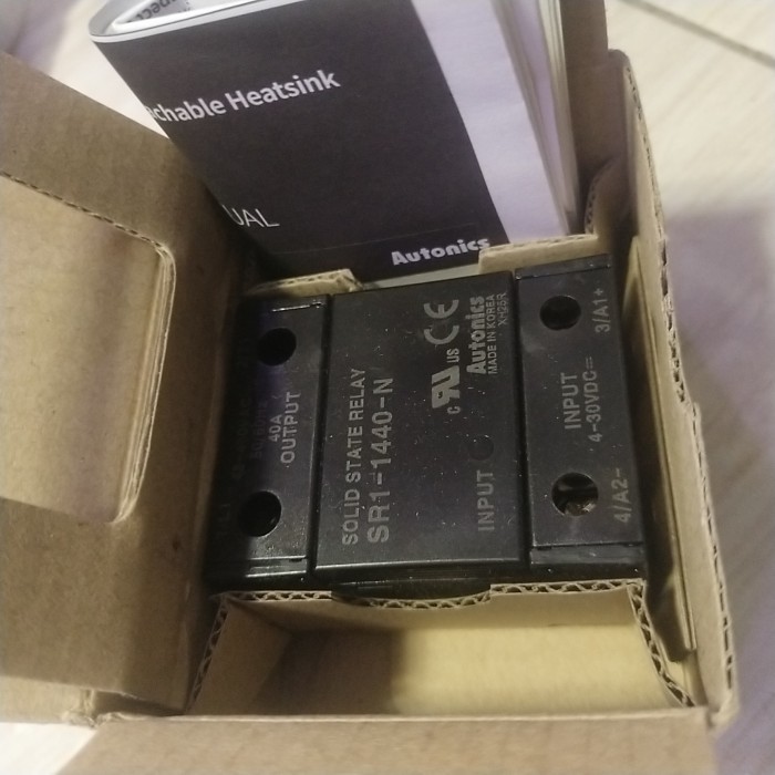 Jual SOLID STATE RELAY AUTONIC TYPE SR1-1440-N 4-30VDC 40A | Shopee ...