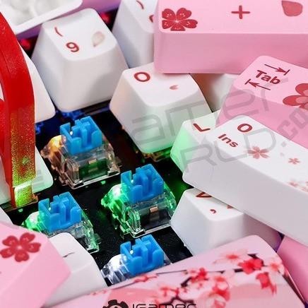 Jual Keycaps Cherry Blossom Pbt Dyesub For Mechanical Keyboard | Shopee ...