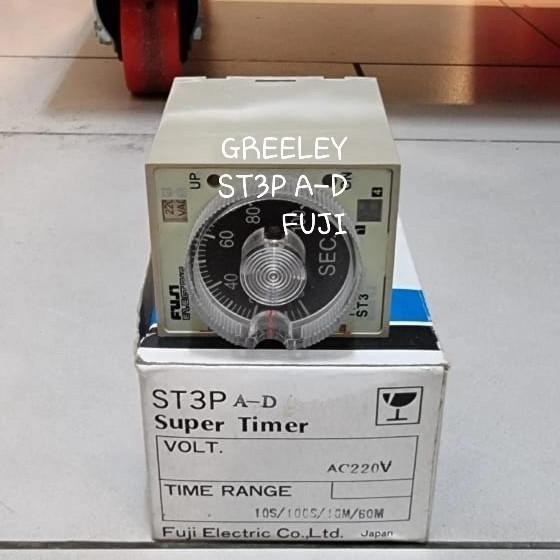 Jual TIMER SUPER FUJI TIMER CHINA ST3P A-D 220VAC 10s/100s/10M/60M ...