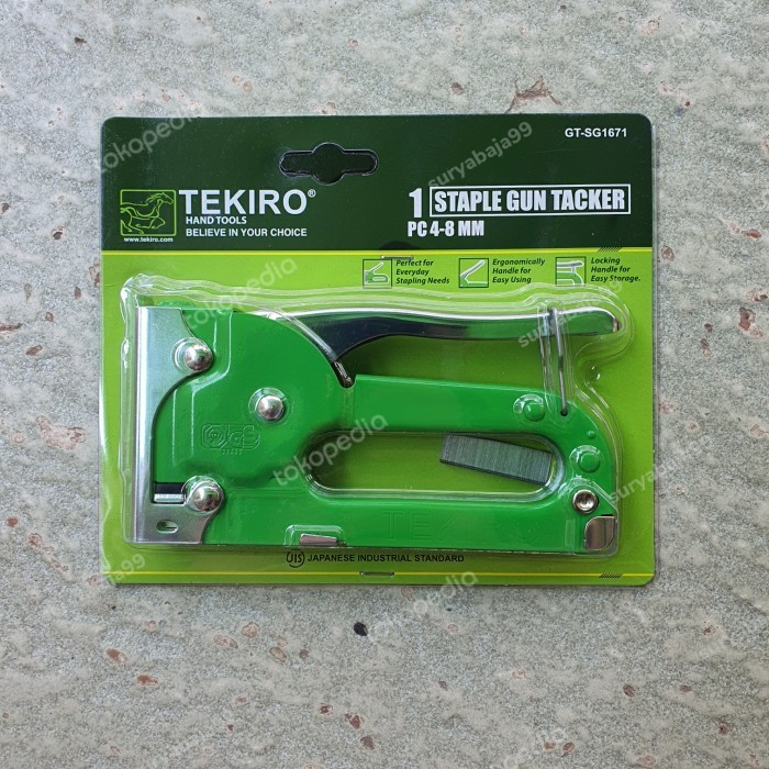 Jual Staple gun Tekiro Std / necis tembak tekiro 4-8mm | Shopee Indonesia