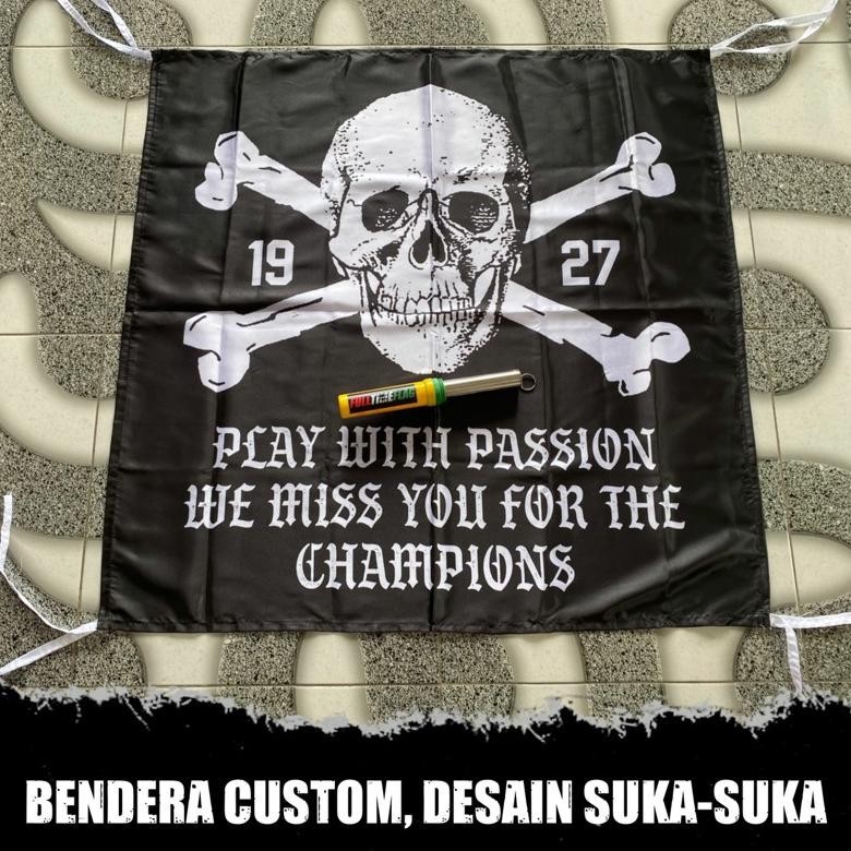 Jual PROMOOO CUSTOM BENDERA | MINI FLAG (1 X 1 METER) | Shopee Indonesia