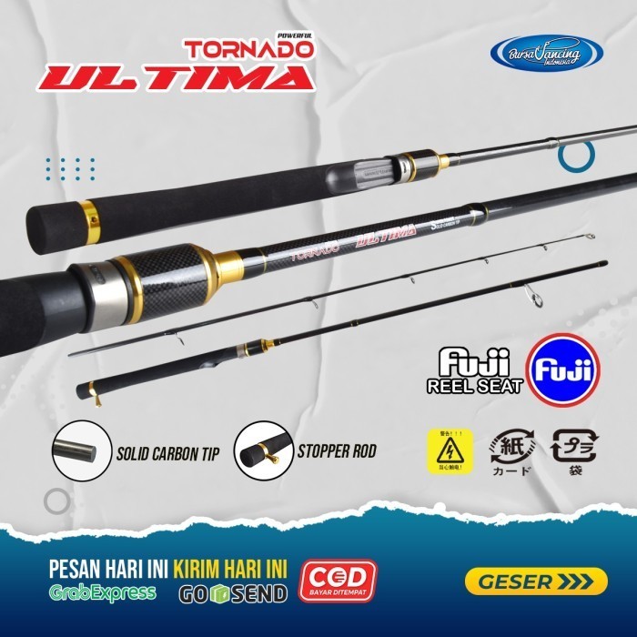 Jual JORAN SPINNING TORNADO ULTIMA RING DAN REAL FUJI SOLID GARANSI 1 ...