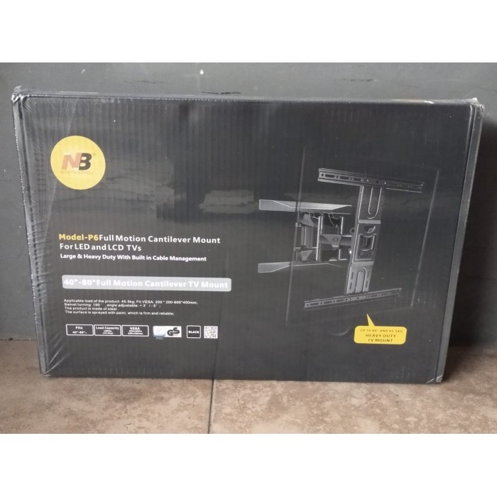 Jual Lin Bracket Tv Monitor North Bayou Nb 767-L600 Nb767-L600 P6 45"-70" Ti-Sw | Shopee Indonesia