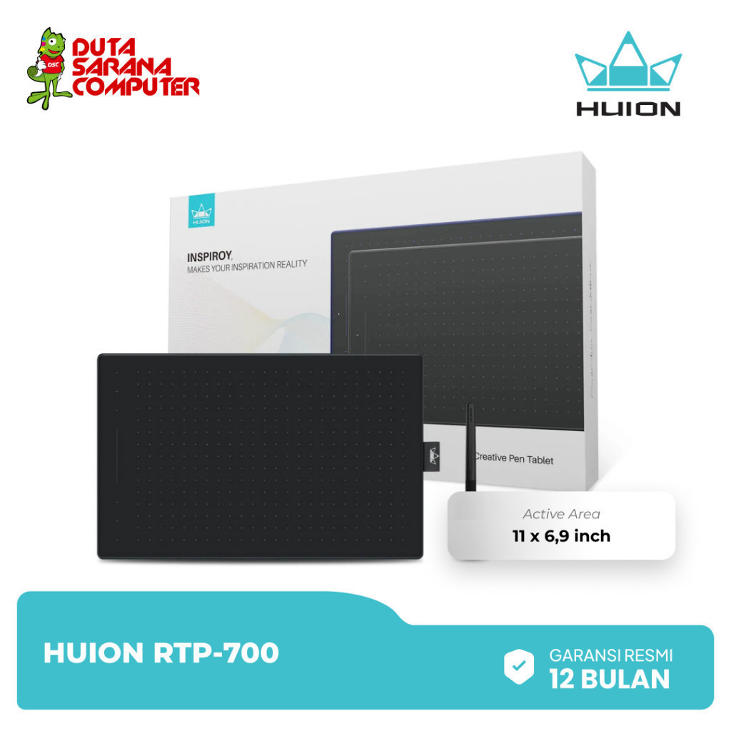 Jual HUION RTP-700 DRAWING PAD GARANSI RESMI 1 TAHUN | Shopee Indonesia