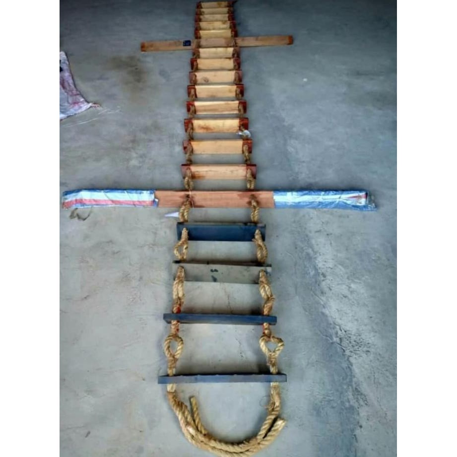 Jual Tangga Kayu Tali Kapal Pilot Ladder 6 M CCS Evakuasi Darurat ...