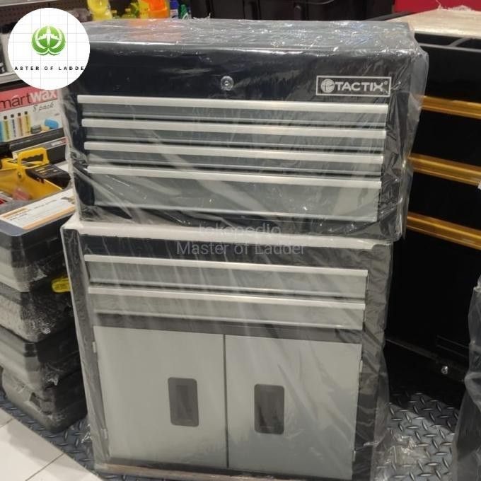 Jual Tactix Lemari Bengkel Perkakas Tool Box Cabinet Trolley 6 Drawer | Shopee Indonesia