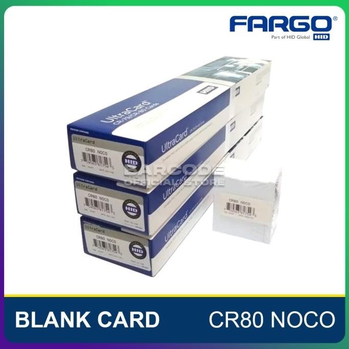 Jual Kartu PVC Blank Id Card Ultracard HID Noco CR 80 isi 500 pcs ...