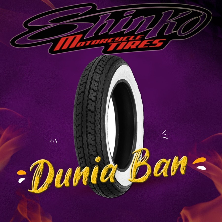 Jual BAN VESPA CLASSIC SHINKO SR550 / SR 550 UK 3.50-8 WHITE WALL | Shopee Indonesia