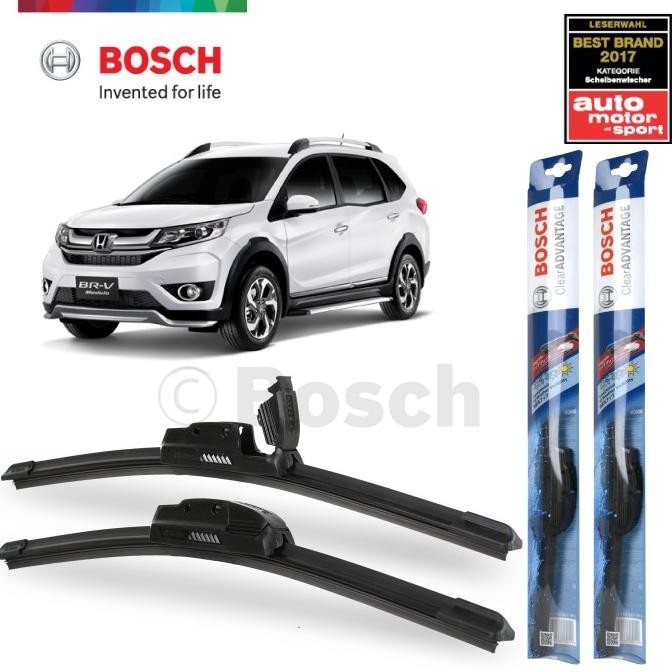 Jual Wiper Mobil Frameless Honda BRV Sepasang Bosch Clear Advantage | Shopee Indonesia