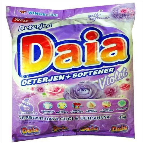 Jual S01405 DAIA PLUS SOFTENER UNGU DETERGEN BUBUK 4KG BKS MAJU BERSAMA ...