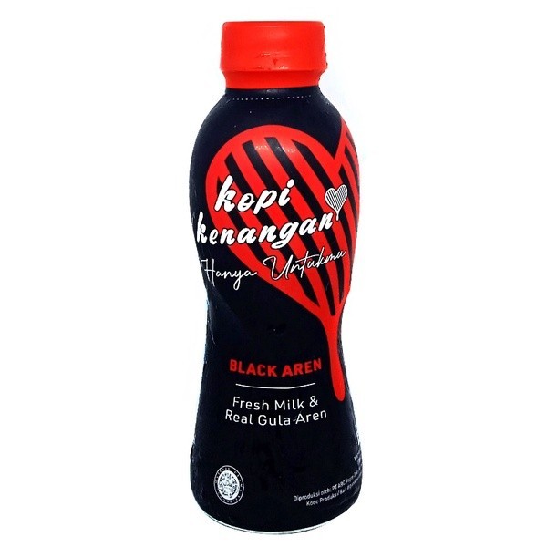 Jual S50010 KOPI KENANGAN ARABIKA SUSU BLACK AREN MINUMAN KOPI 220ML BOTOL MAJU BERSAMA ...