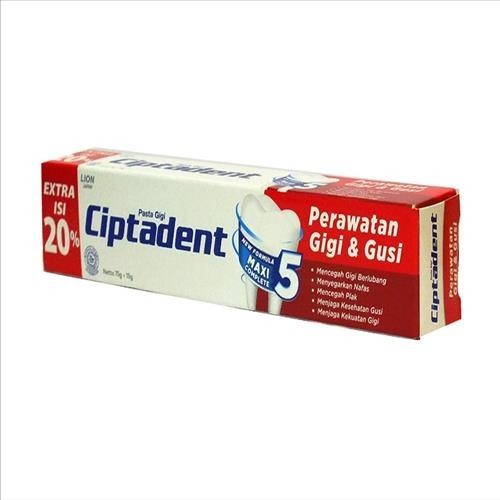 Jual S54909 PASTA GIGI CIPTADENT ICE 75GR TUBE MAJU BERSAMA (20241223 ...