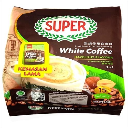 Jual S03634 SUPER WHITE COFFEE HAZELNUT KOPI 540GR MAJU BERSAMA ...