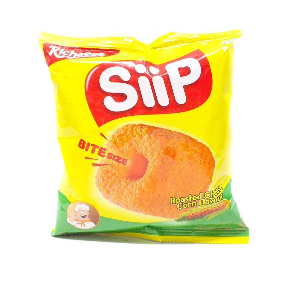 Jual S27005 RICHEESE SIIP BITE SIZE ROASTED CHEESE CORN SNACK 50GR BKS ...