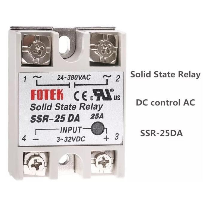 Jual Solid State Relay Ssr-10Da Ssr-25Da Ssr-40Da Ssr-60Da 10A 25A 40A 60A Bebas Ongkir | Shopee ...