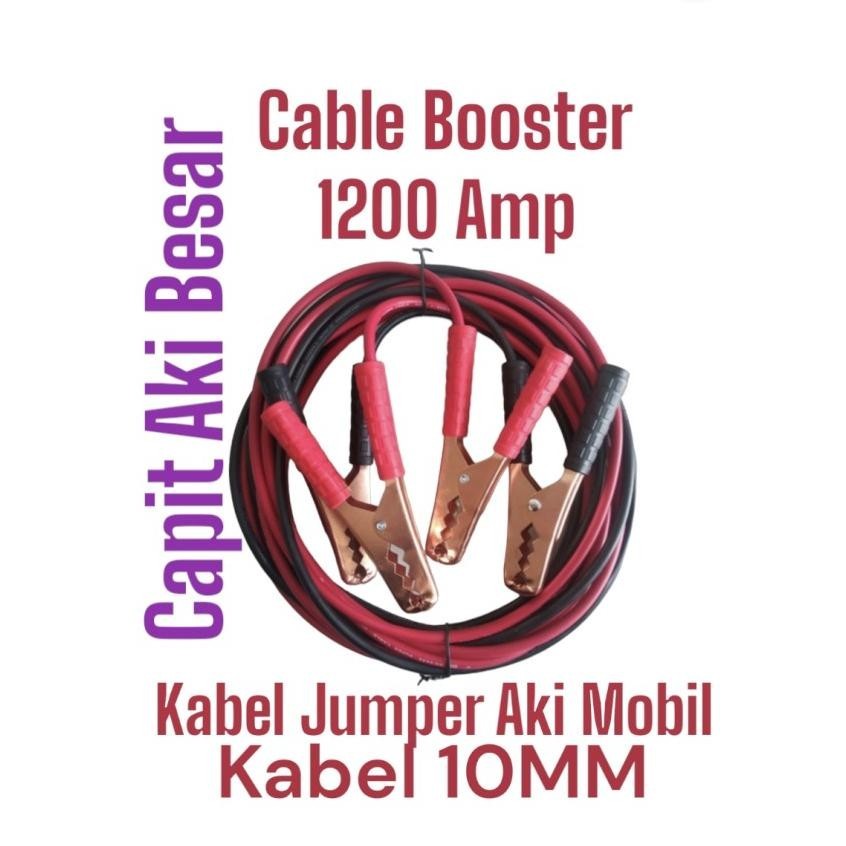 Jual Kabel Jumper Aki Mobil 1200 Amp 10mm Kualitas Premium Capit Accu ...