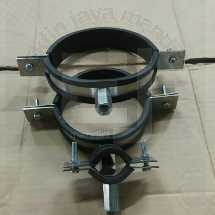 Jual Produk klem Holder Pipa besi 4" inch clamp holder 4" inc | Shopee ...