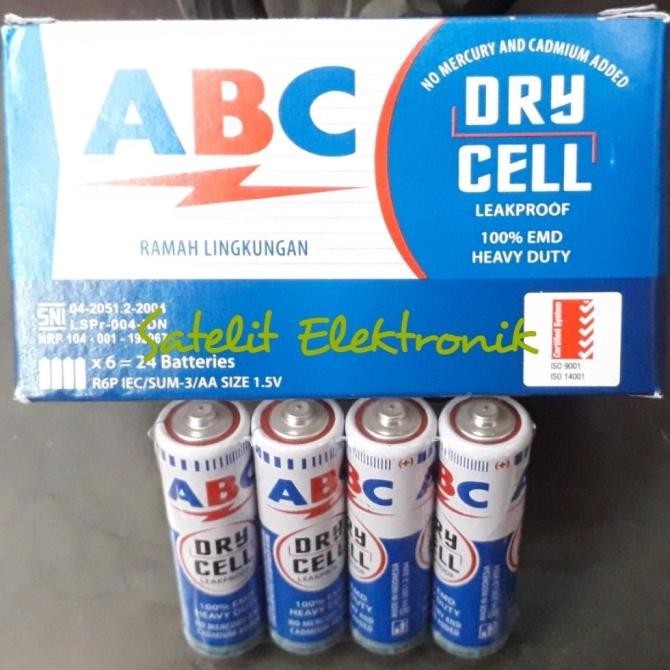 Jual Baterai Battery Batere Abc Biru A2 Aa Isi 24 Pcs | Shopee Indonesia