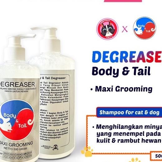 Jual Body & Tail Degreaser Maxi Groong 500Gr Shampoo Kucing & Anjing ...