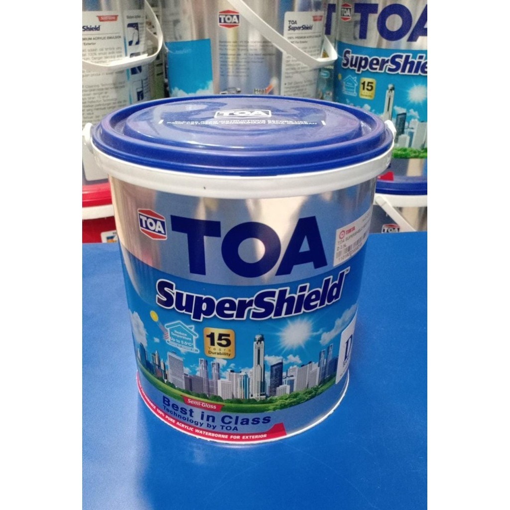 Jual Toa Supershield 2,5 Lt Cat Tembok Tinting Harga By Request Warna ...