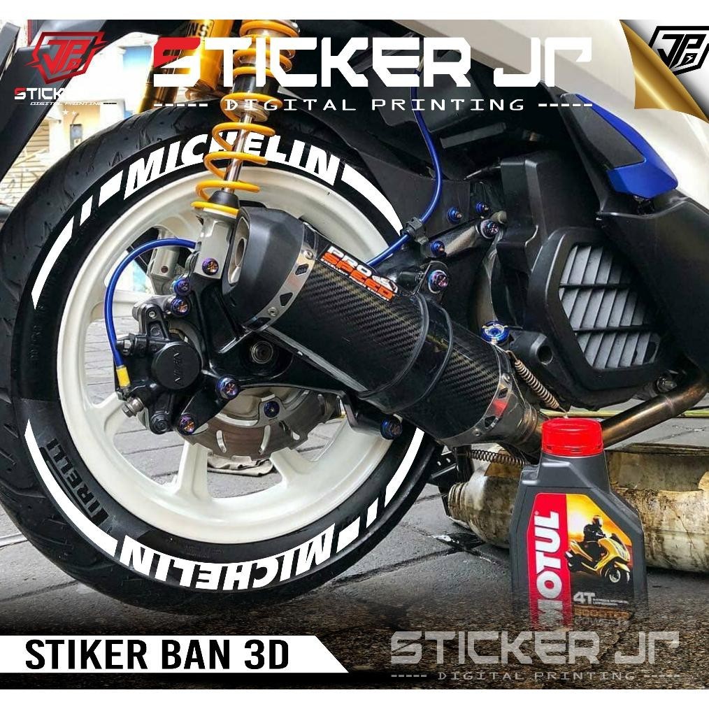 Jual sr-32 Sticker Ban / Font Ban / Tire Bomb / 3D stiker ban MICHELINE ...