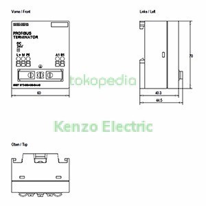 Jual PROFIBUS TERMINATOR 6ES7972-0DA00-0AA0 SIEMENS | Shopee Indonesia
