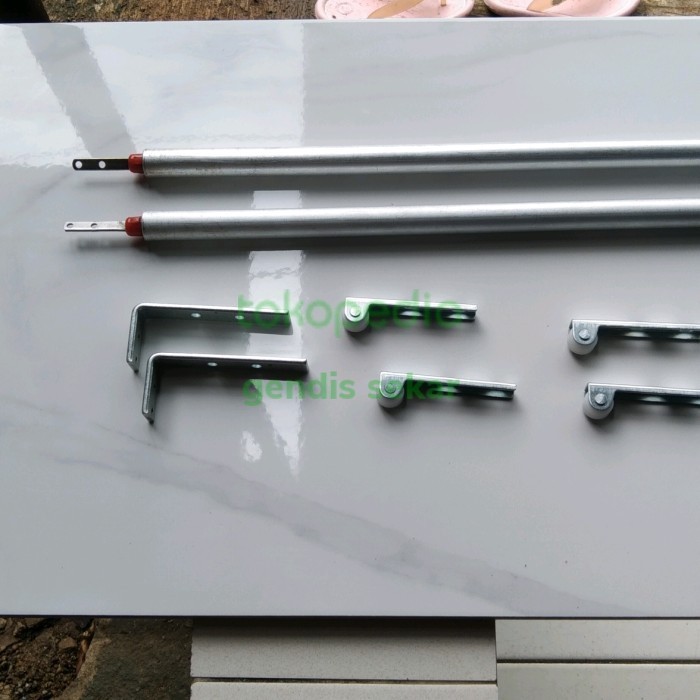 Jual REL JENDELA SLIDING VERTIKAL 70CM ENGSEL SLIDING VERTIKAL ALMUNI ...